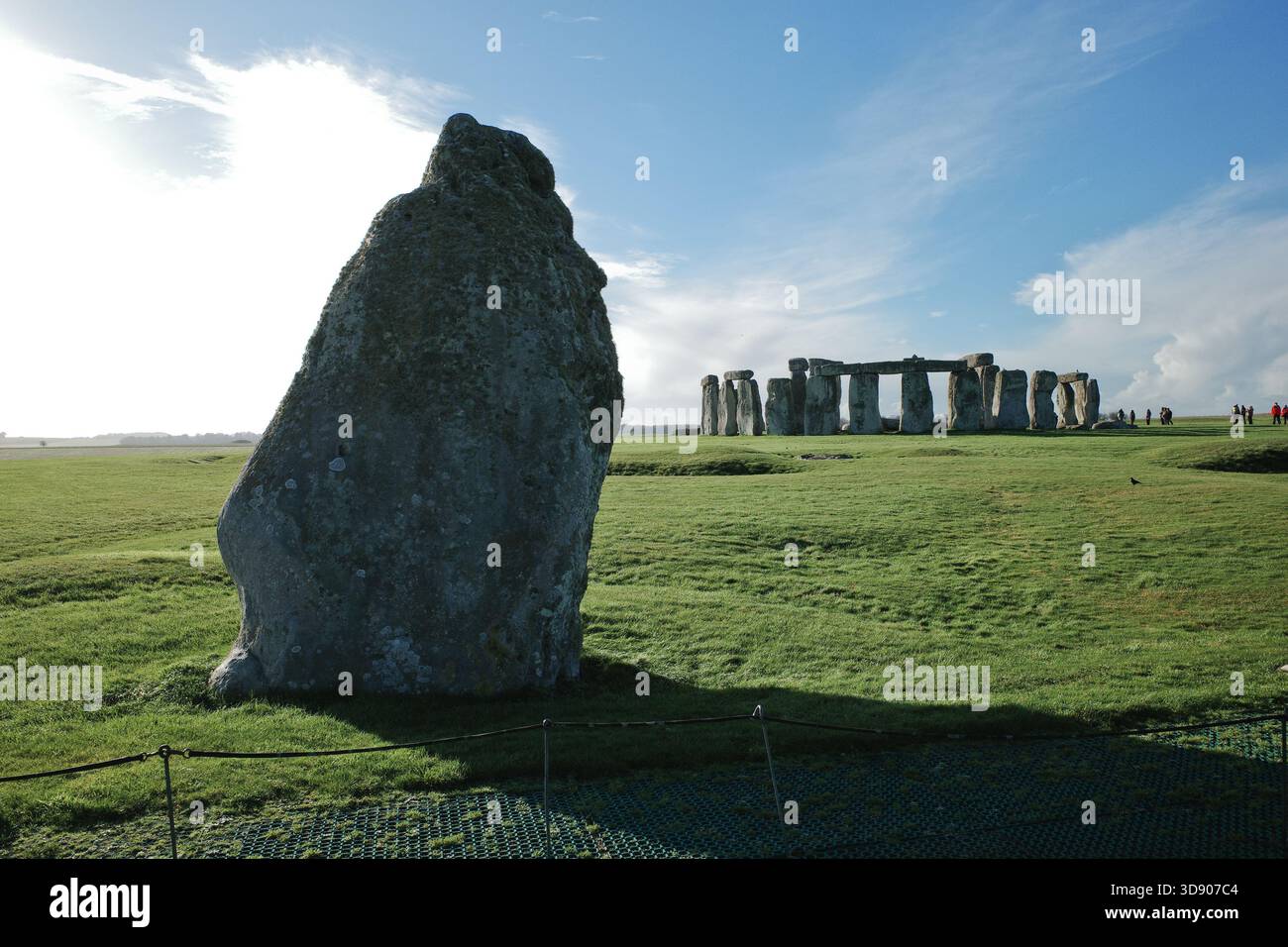 A General view of the prehistoric megalithic structure Stonehenge at ...