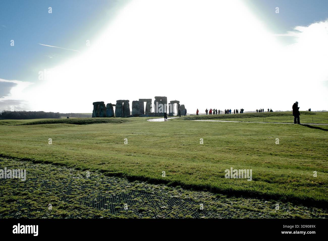A General view of the prehistoric megalithic structure Stonehenge at ...