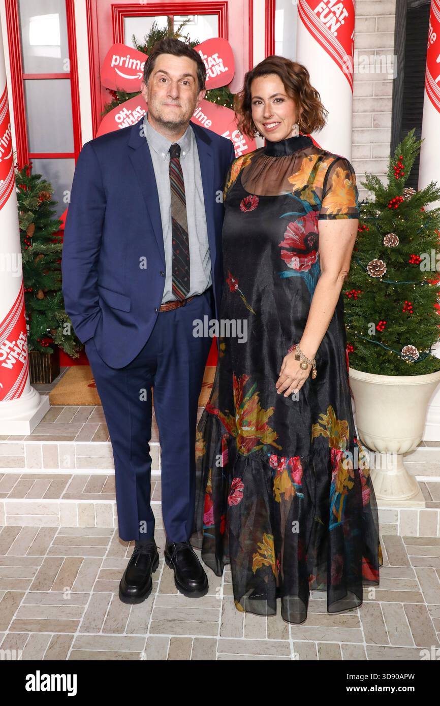 Director Michael Showalter, left, and producer Jordana Mollick attend ...