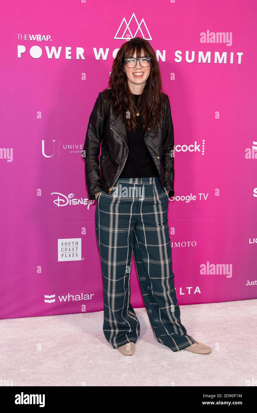 Shayna Weber attends the arrivals of TheWrap Power Women Summit 2025 at ...