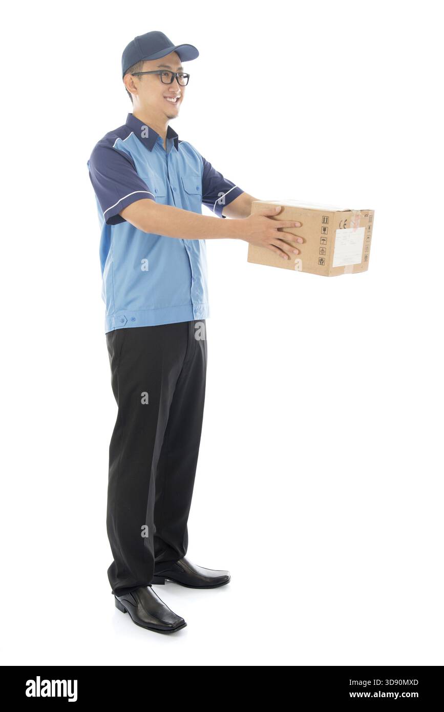 Young shop uniform Cut Out Stock Images & Pictures - Alamy