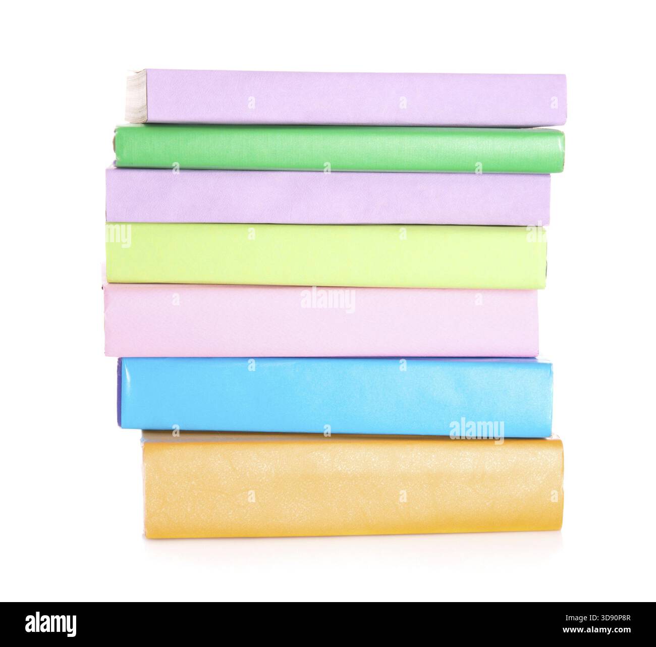 Shelf colorful books on Cut Out Stock Images & Pictures - Alamy