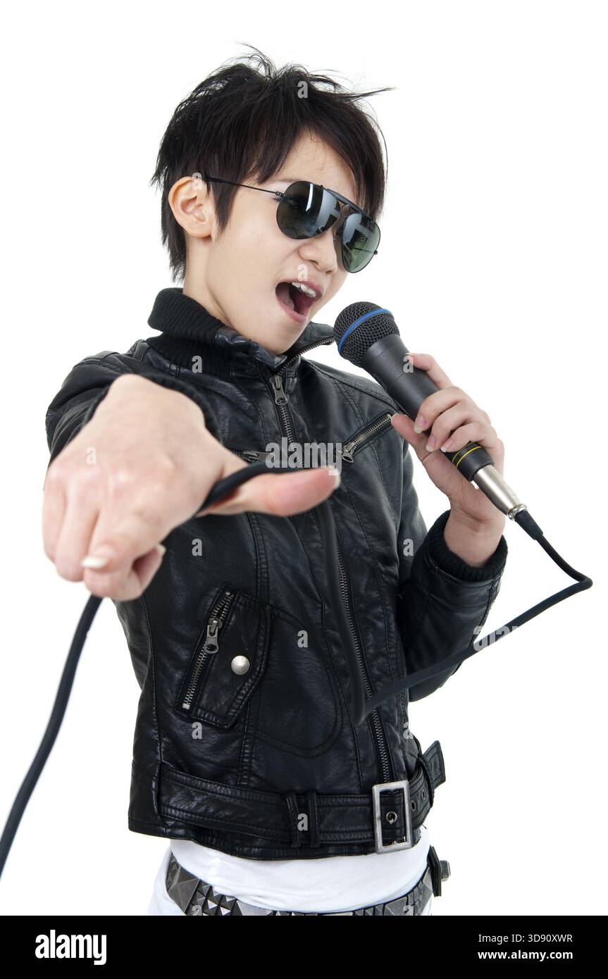 Portrait asian singer musician in hi-res stock photography and images ...