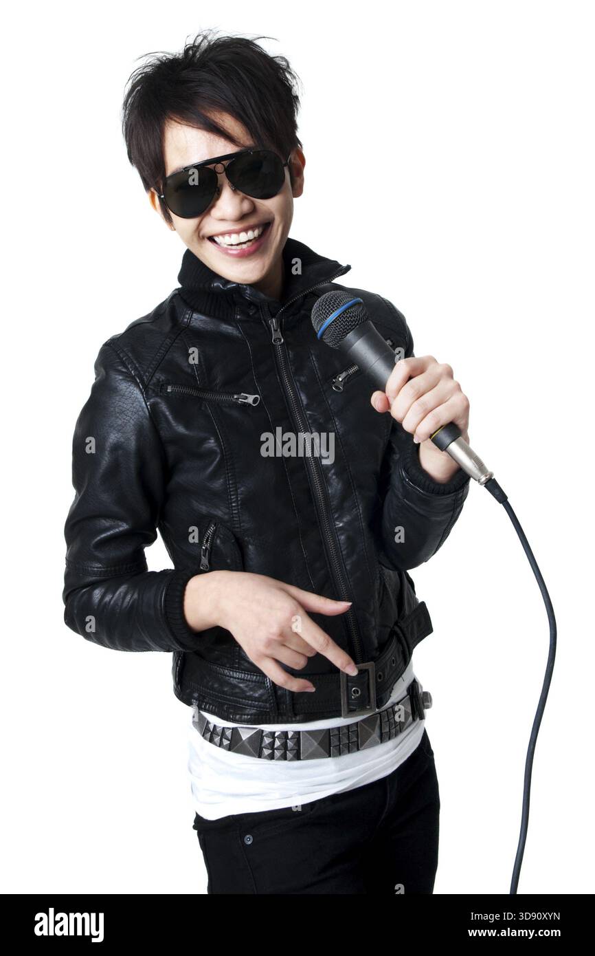 Portrait asian singer musician in hi-res stock photography and images ...