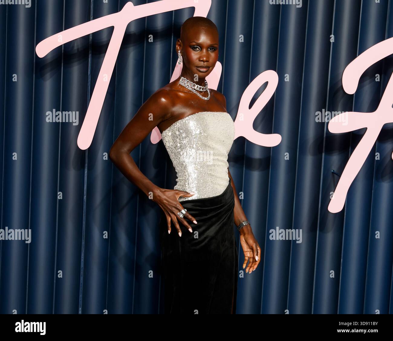 Adot Gak attends The Fashion Awards 2025 at the Royal Albert Hall in ...