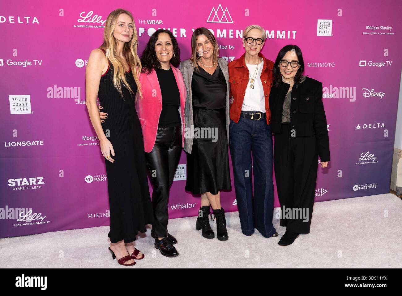 Justine Lupe, guest, guest, Betsy Beers, Yahlin Chang and guest attend ...