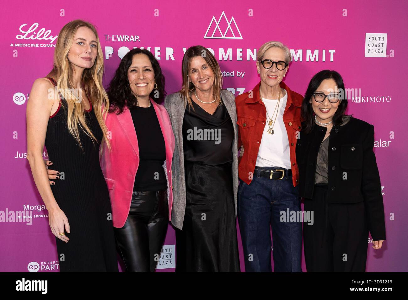 Justine Lupe, guest, guest, Betsy Beers, Yahlin Chang and guest attend ...