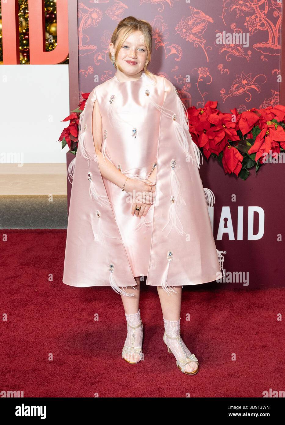 Indiana Elle attends premiere of 'The Housemaid' at BNP Paribas atrium ...