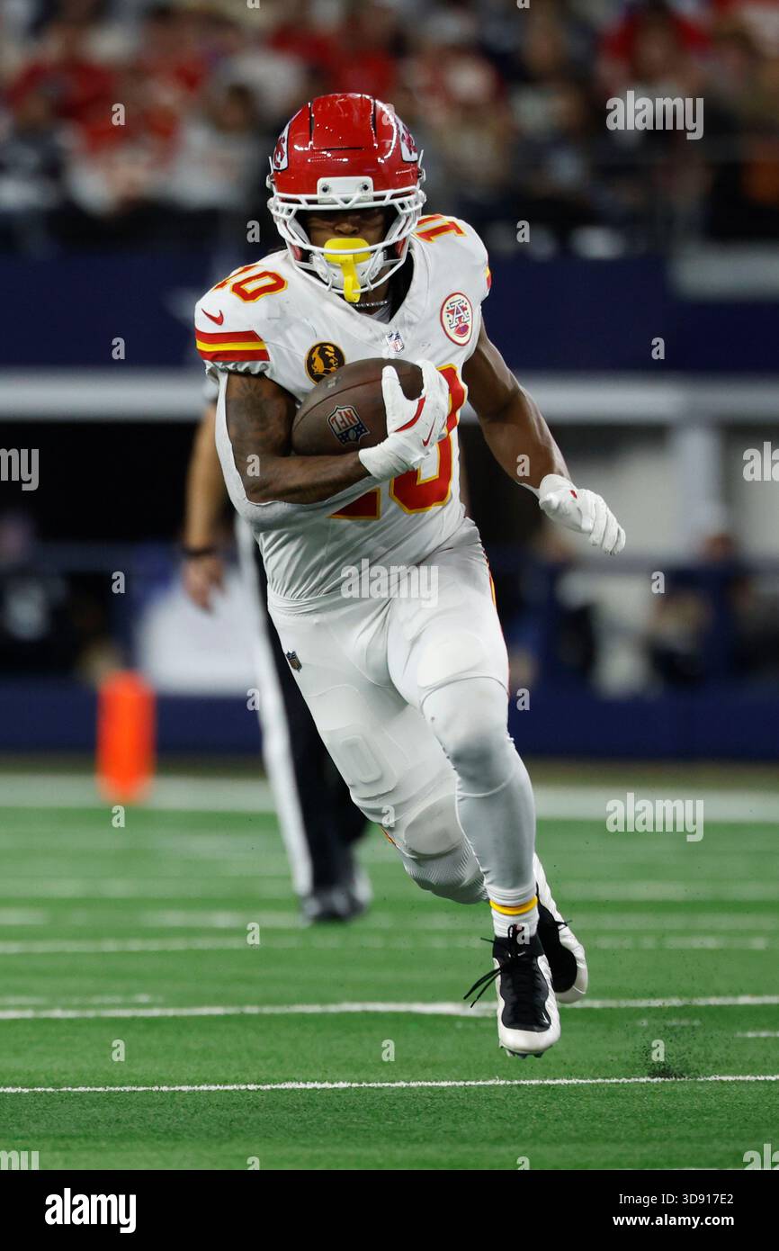 Kansas City Chiefs running back Isiah Pacheco (10) carries the ball ...