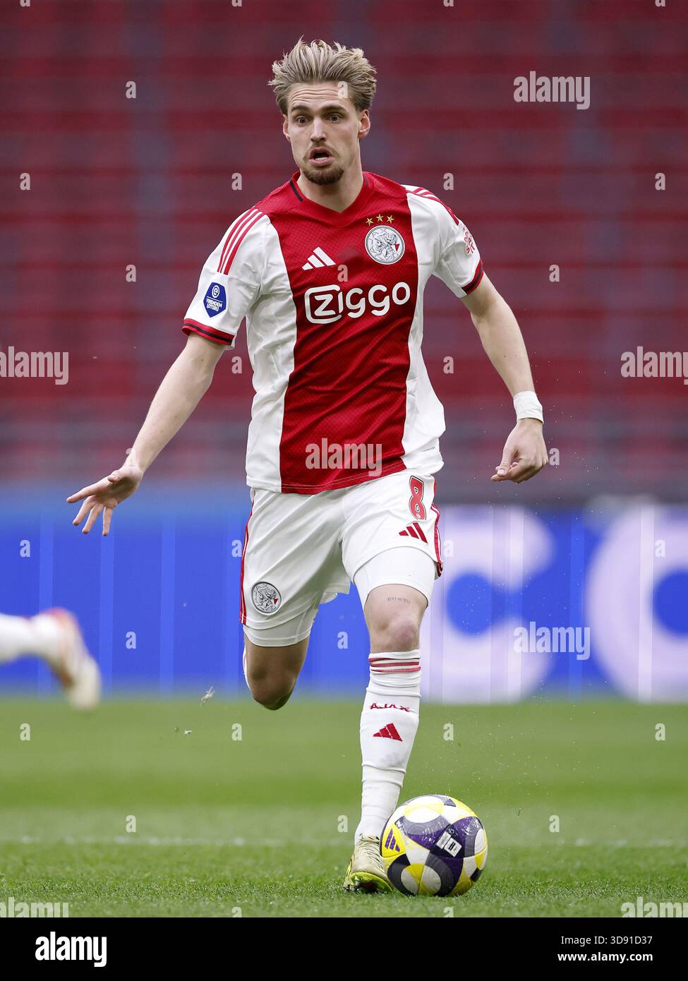 AMSTERDAM - Kenneth Taylor of Ajax during the Dutch Eredivisie match ...