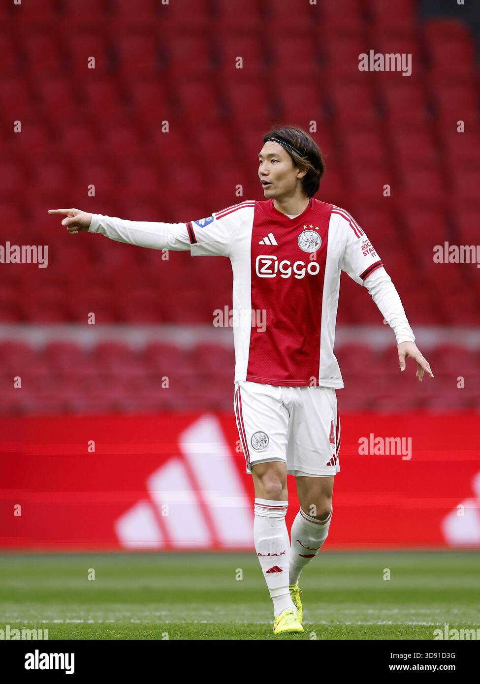 AMSTERDAM - Ko Itakura of Ajax during the Dutch Eredivisie match ...