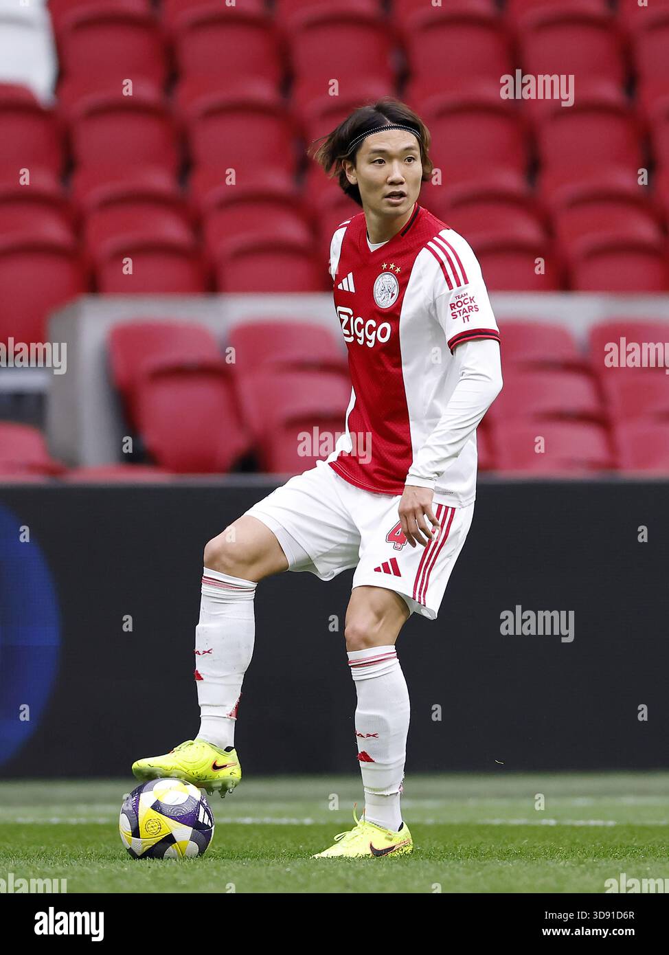 AMSTERDAM - Ko Itakura of Ajax during the Dutch Eredivisie match ...