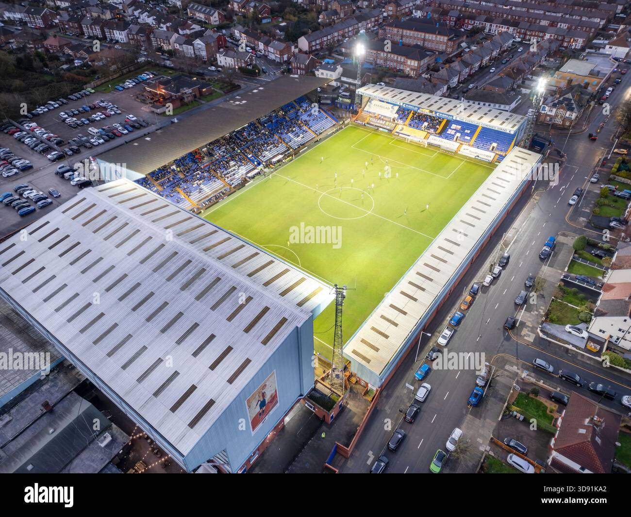 Tranmere stadium aerial hi-res stock photography and images - Alamy