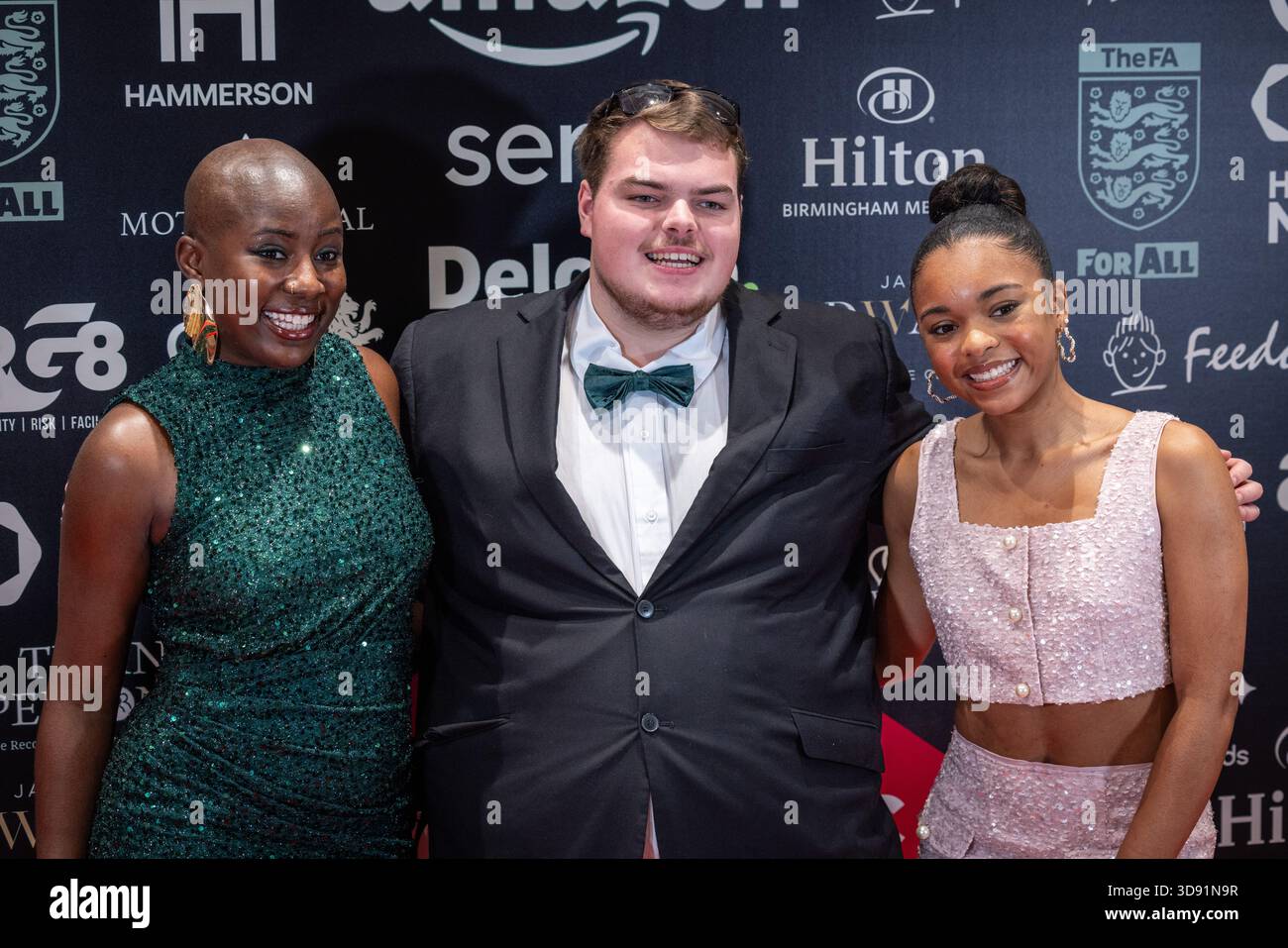 Teja, Feyisola Akintoye and Cameron Kinch from Big Brother at the MBCC ...