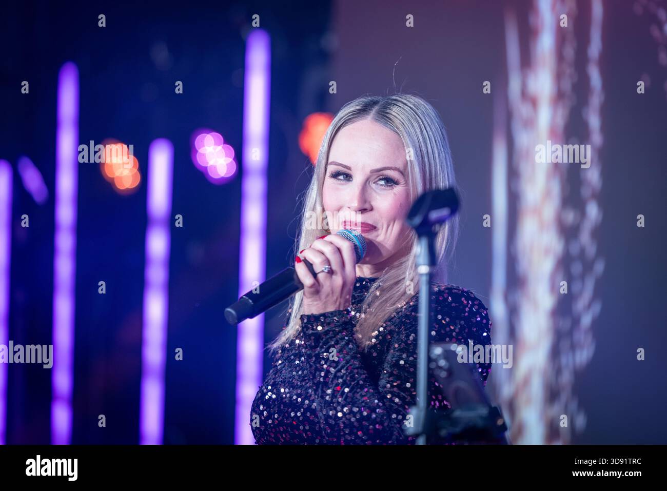 Singer Lou Labelle at the MBCC Awards 2025, Hilton Birmingham Metropole ...