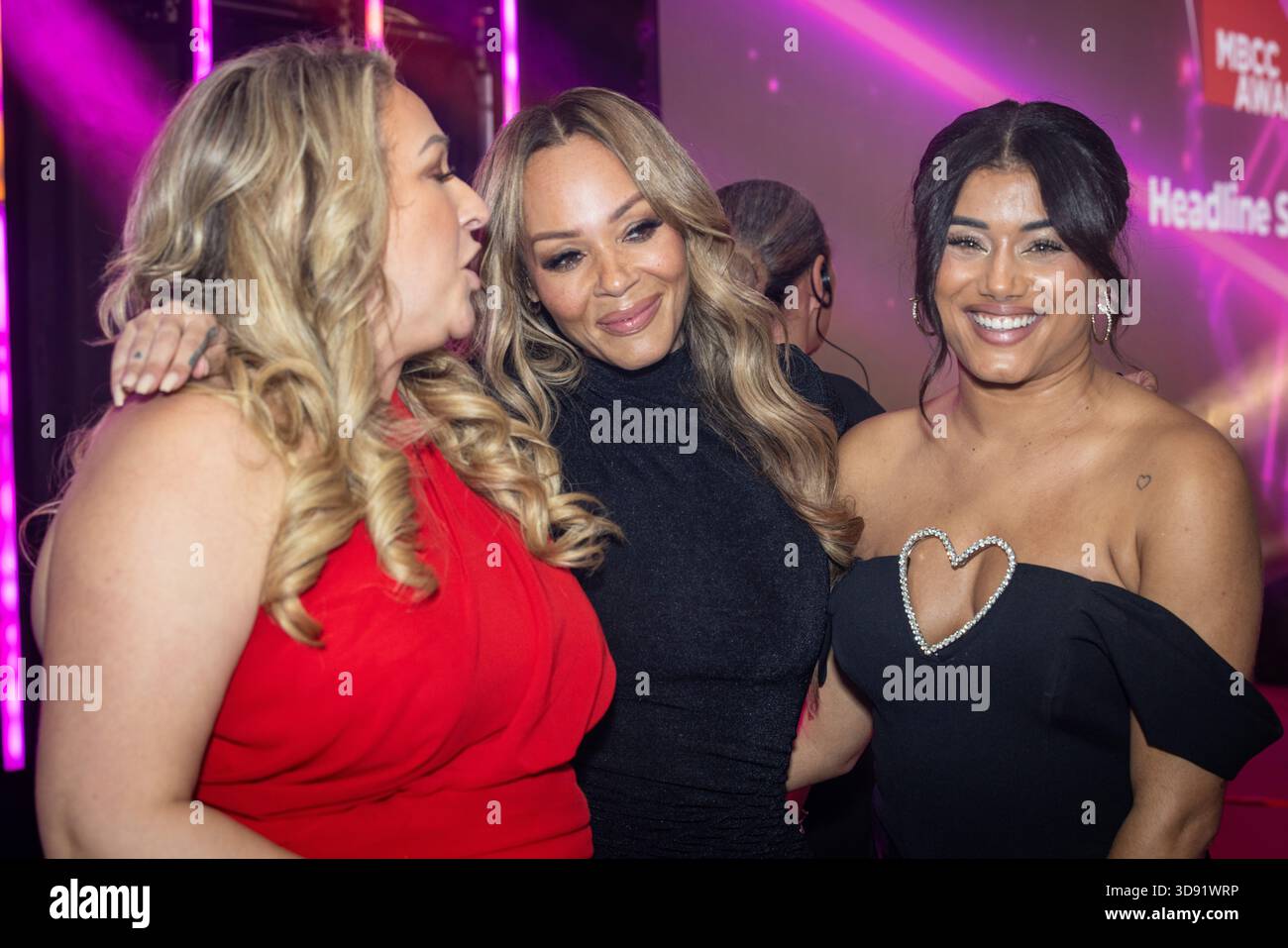MBCC Awards 2025 red carpet arrivals at Hilton Birmingham Metropole, UK ...