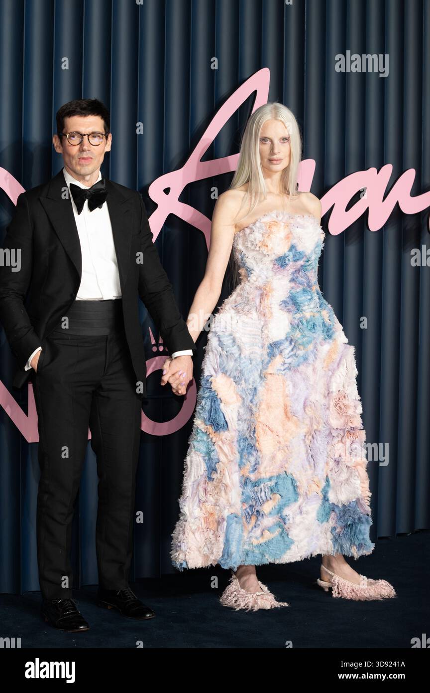 London, United Kingdom. 1st December 2025. Erdem Moralioglu and Kristen ...