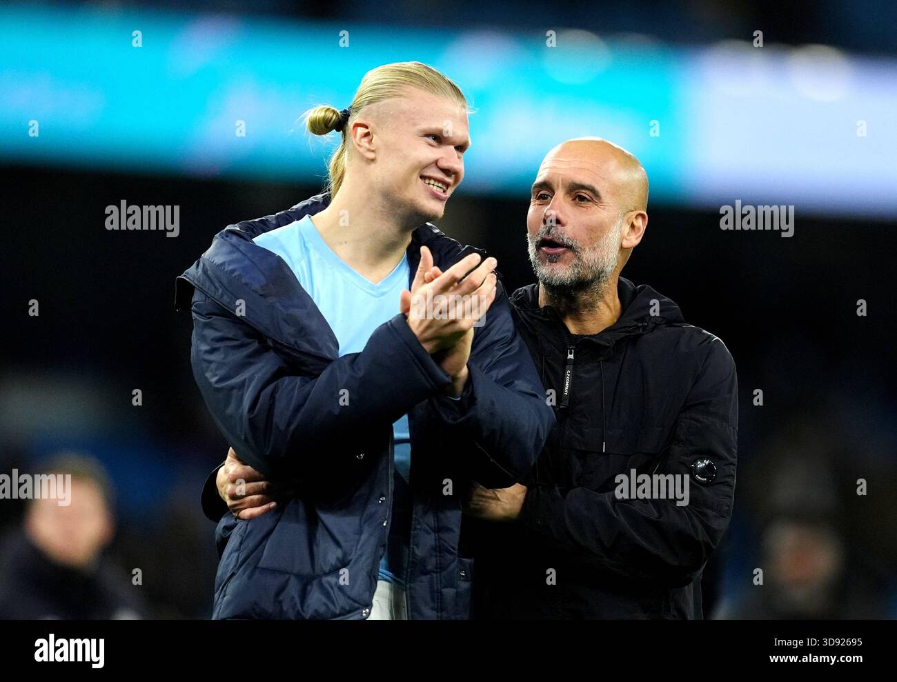 Haaland and pep 2025 december hi-res stock photography and images - Alamy