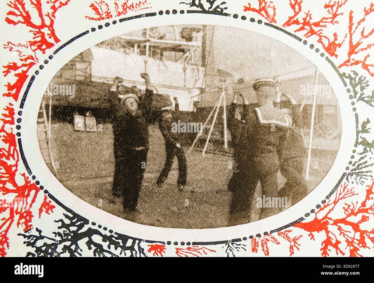 1901 New British naval recruits undergoing physical training Stock ...