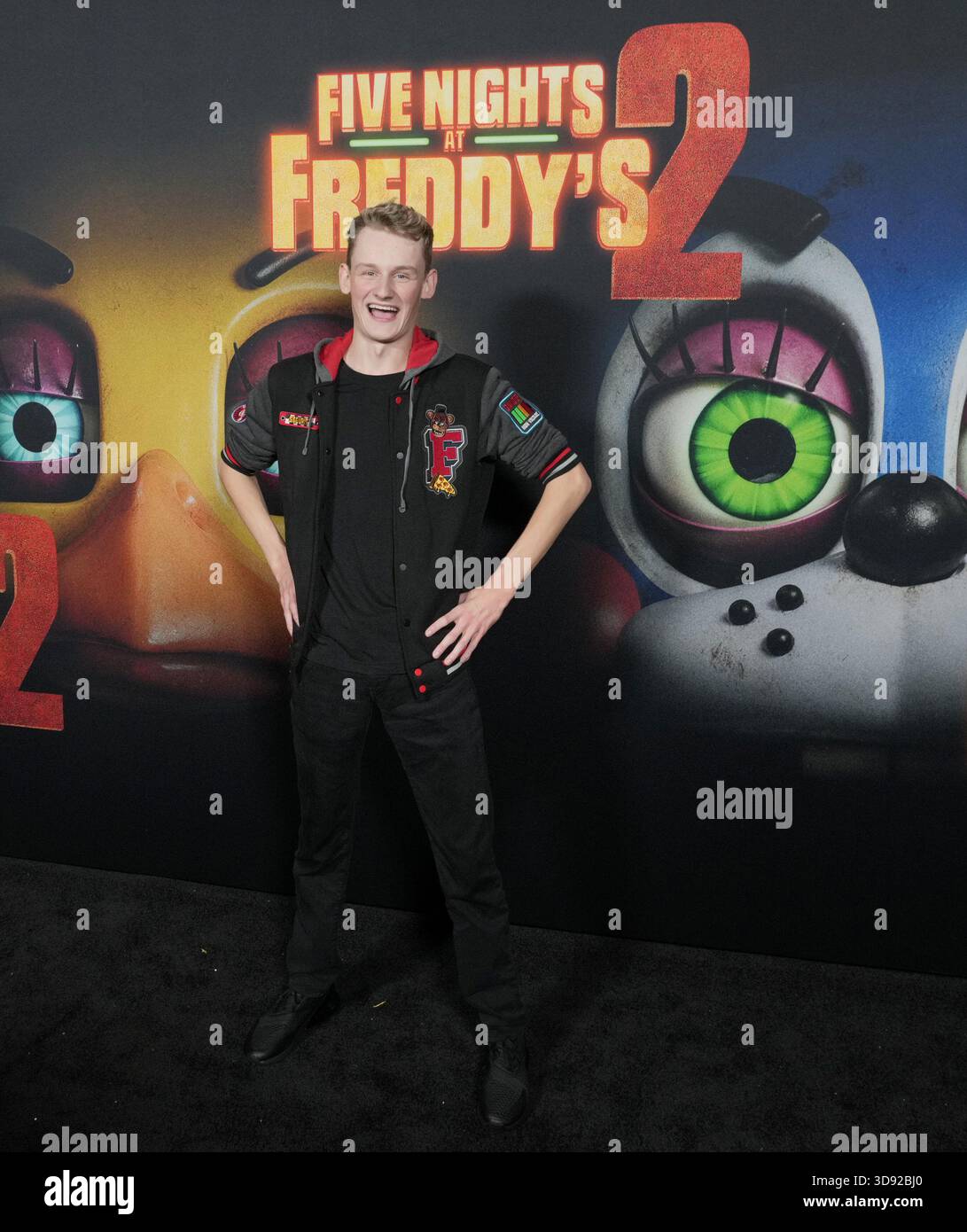 Evan Joseph Asher arrives at the Universal Pictures' FIVE NIGHTS AT ...