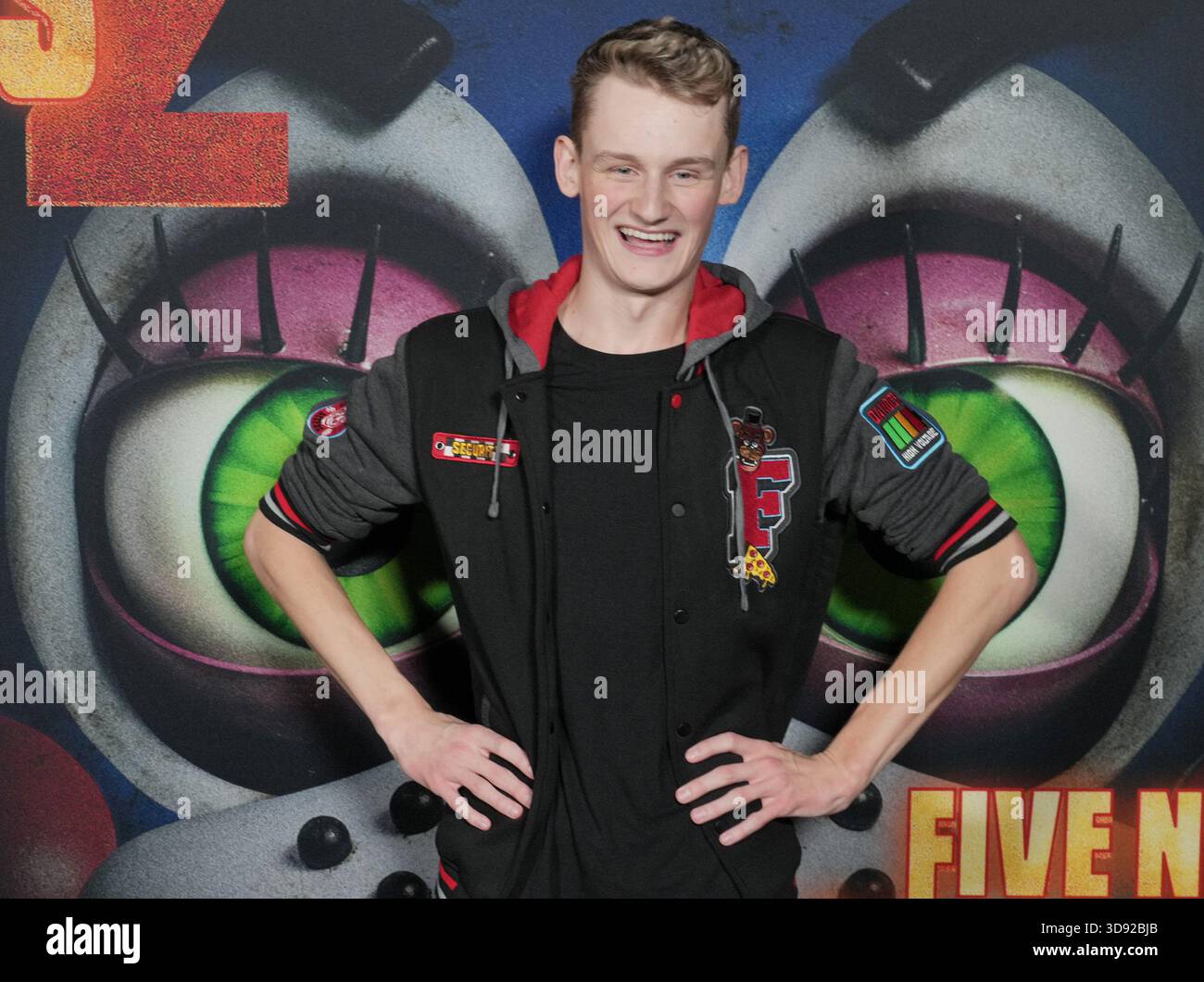 Evan Joseph Asher arrives at the Universal Pictures' FIVE NIGHTS AT ...