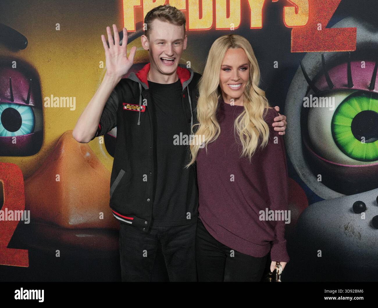 (L-R) Evan Joseph Asher and Jenny McCarthy at the Universal Pictures ...