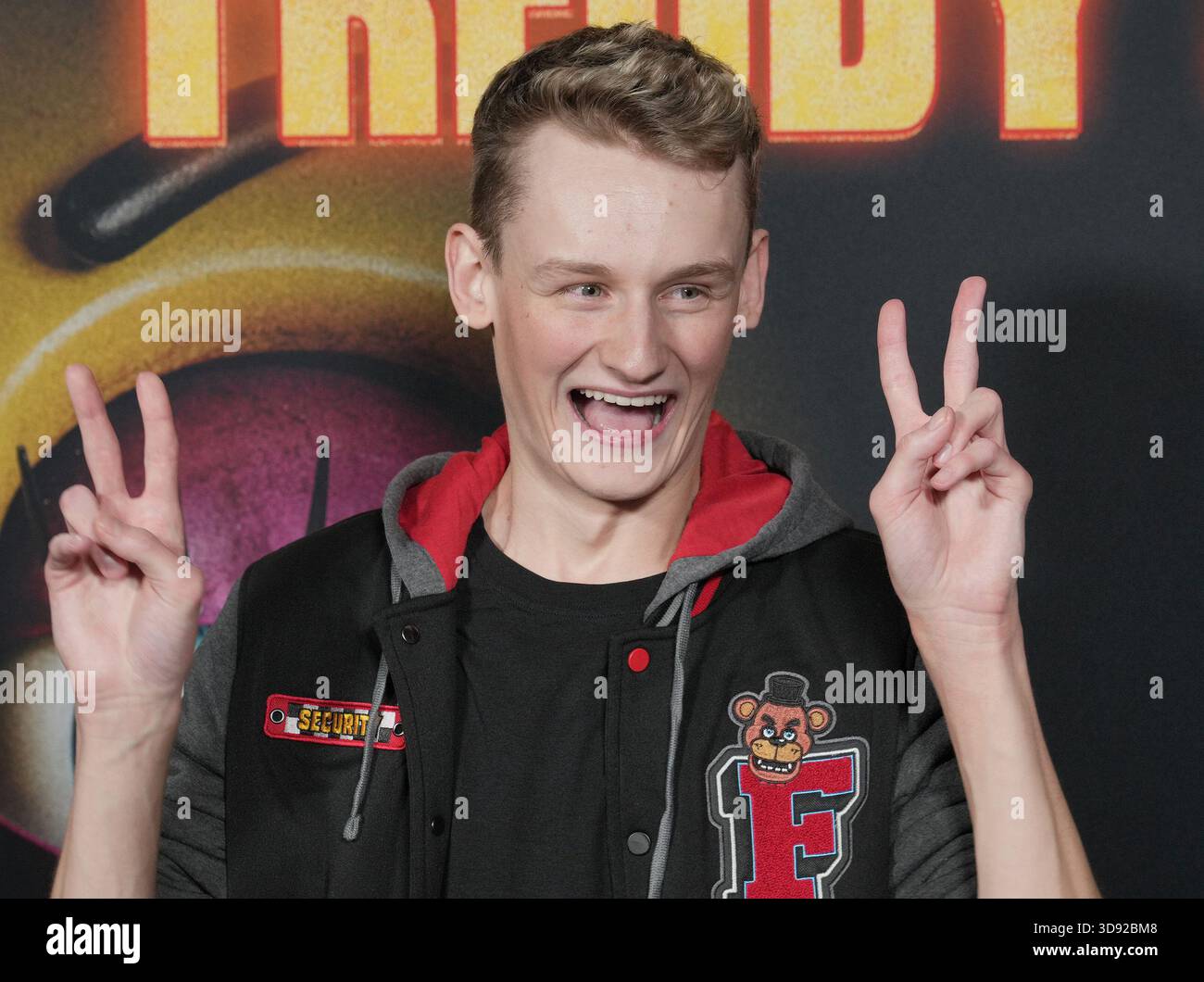 Evan Joseph Asher arrives at the Universal Pictures' FIVE NIGHTS AT ...