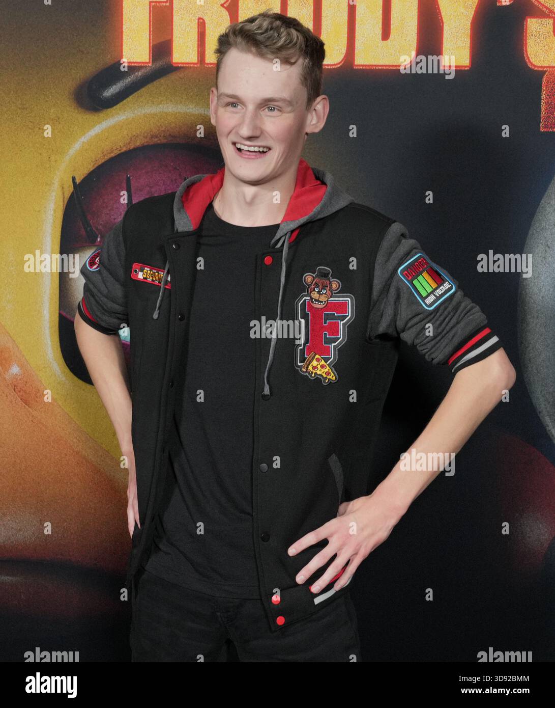 Evan Joseph Asher arrives at the Universal Pictures' FIVE NIGHTS AT ...