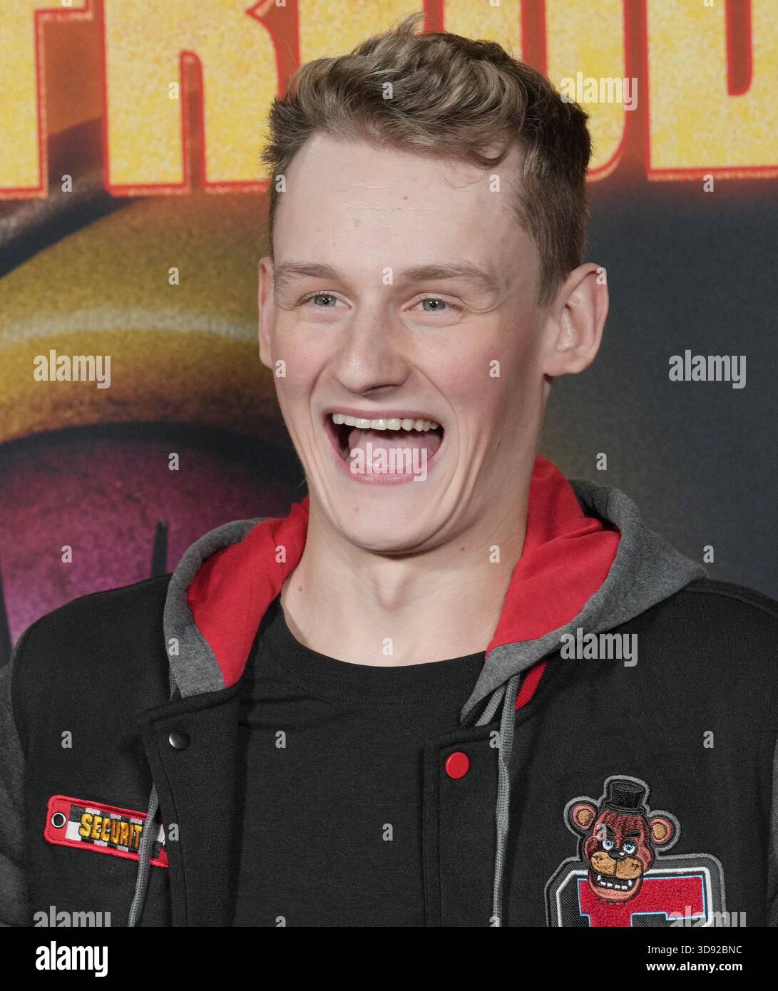 Evan Joseph Asher arrives at the Universal Pictures' FIVE NIGHTS AT ...