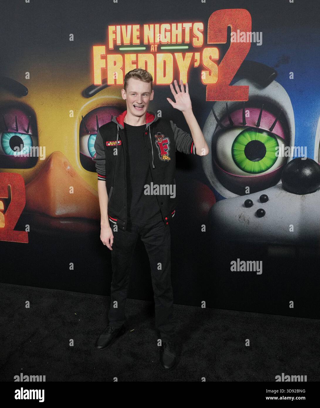 Evan Joseph Asher arrives at the Universal Pictures' FIVE NIGHTS AT ...