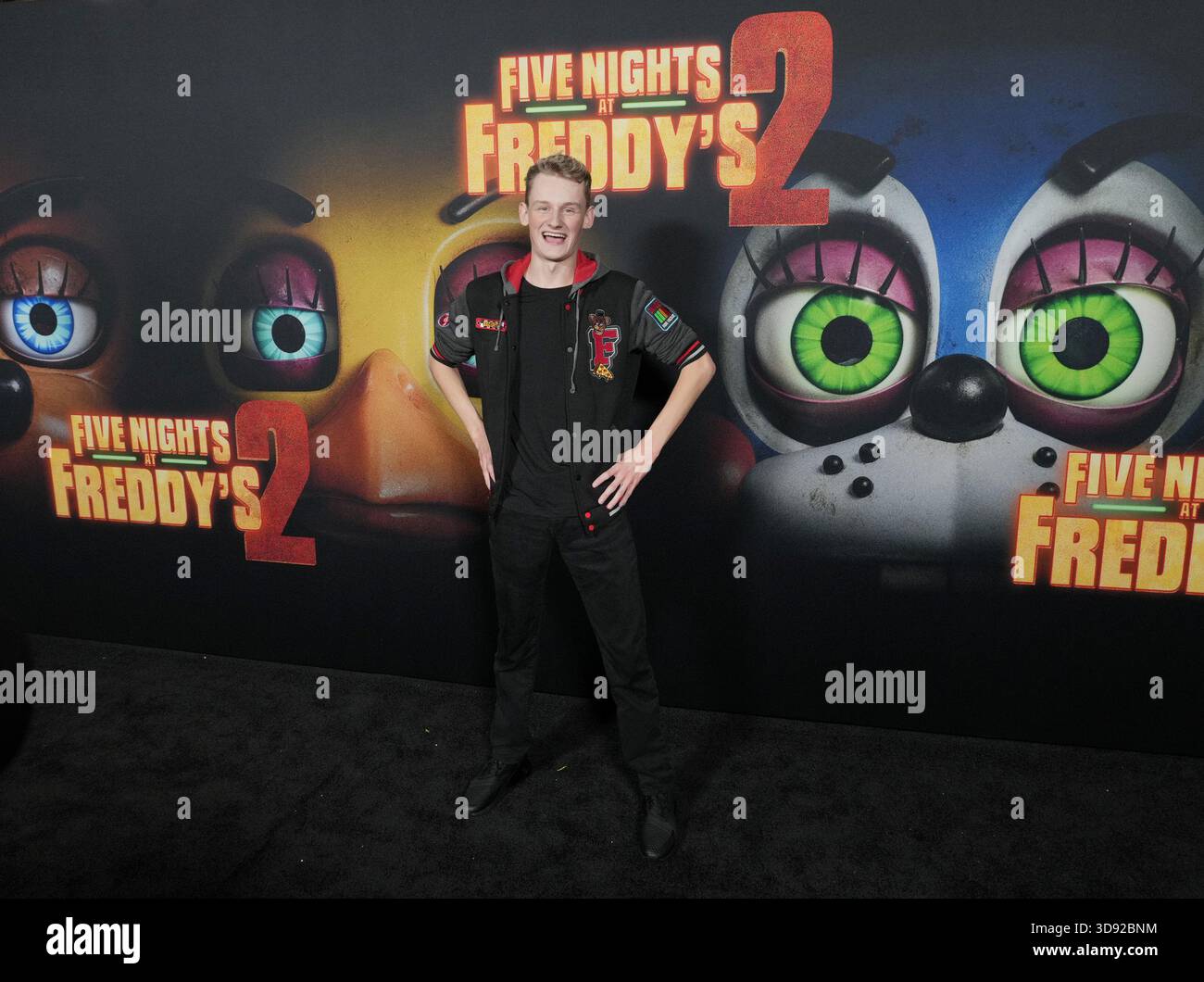 Evan Joseph Asher arrives at the Universal Pictures' FIVE NIGHTS AT ...