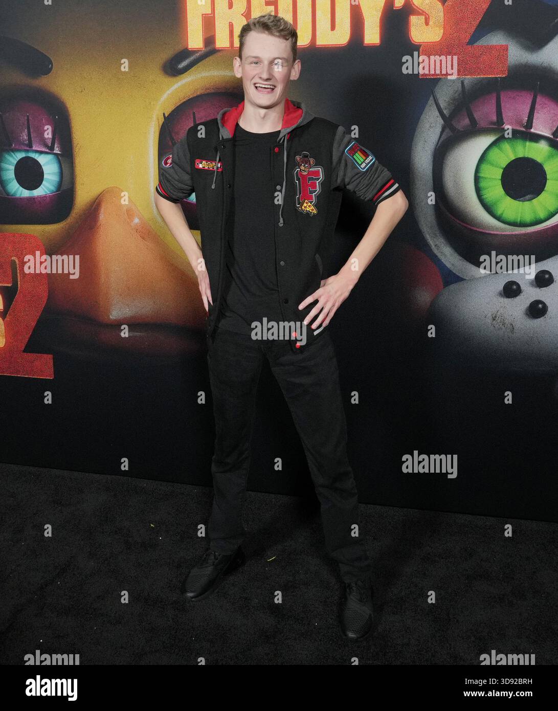 Evan Joseph Asher arrives at the Universal Pictures' FIVE NIGHTS AT ...