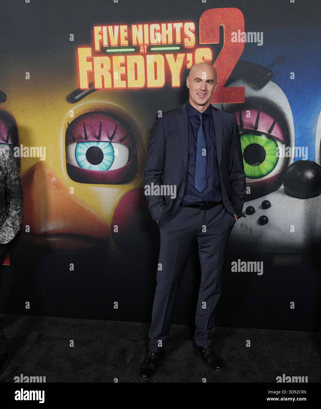 Douglas Tait arrives at the Universal Pictures' FIVE NIGHTS AT FREDDY'S ...
