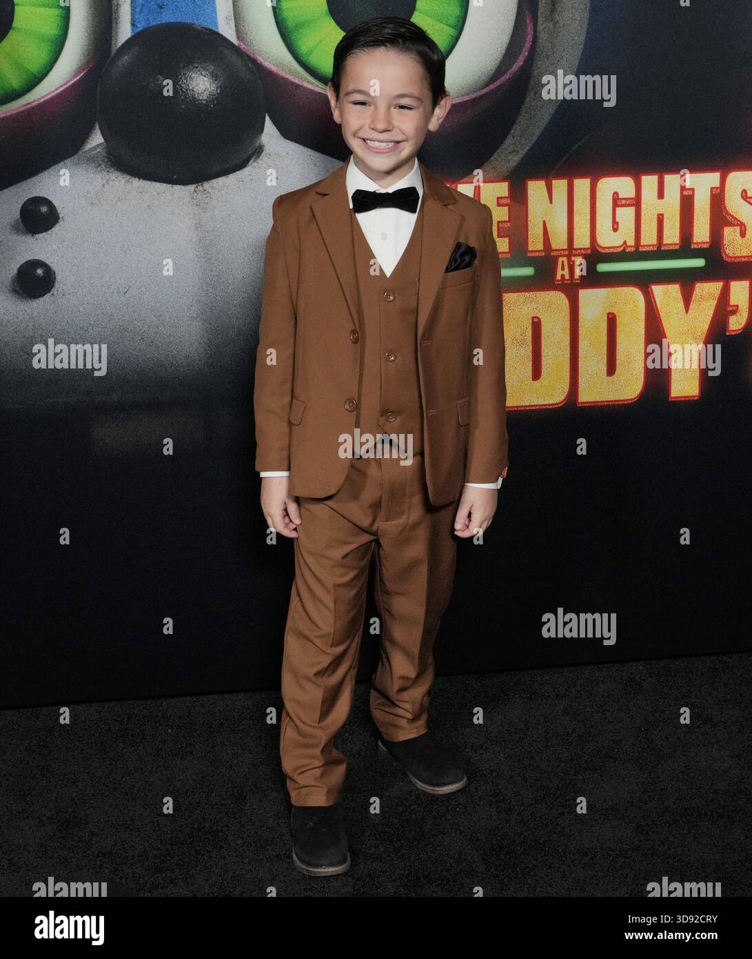 Logan Horowitz arrives at the Universal Pictures' FIVE NIGHTS AT FREDDY ...