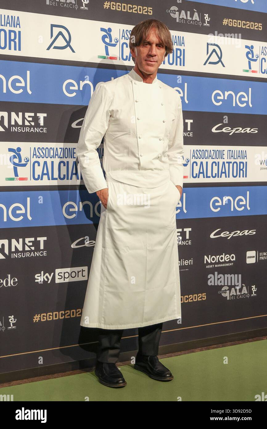 Davide Oldani Chef seen during the Gran Gala del Calcio 2025 Oscar del ...