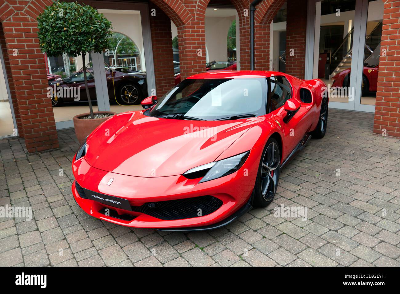 First real ferrari with six cylinders hi-res stock photography and ...