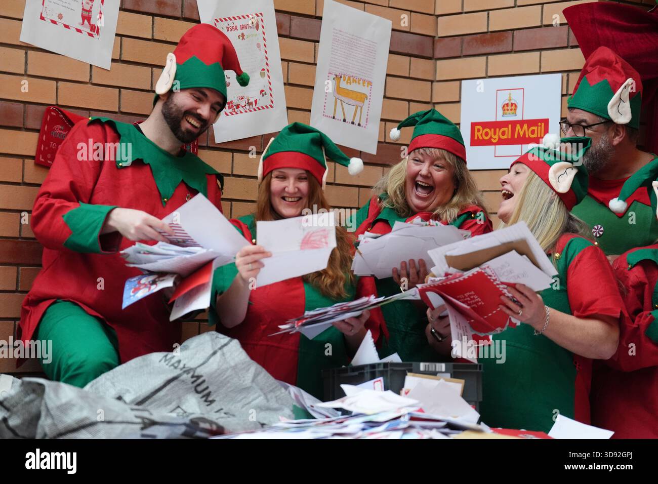The dedicated team of Royal Mail staff help out with the thousands of ...