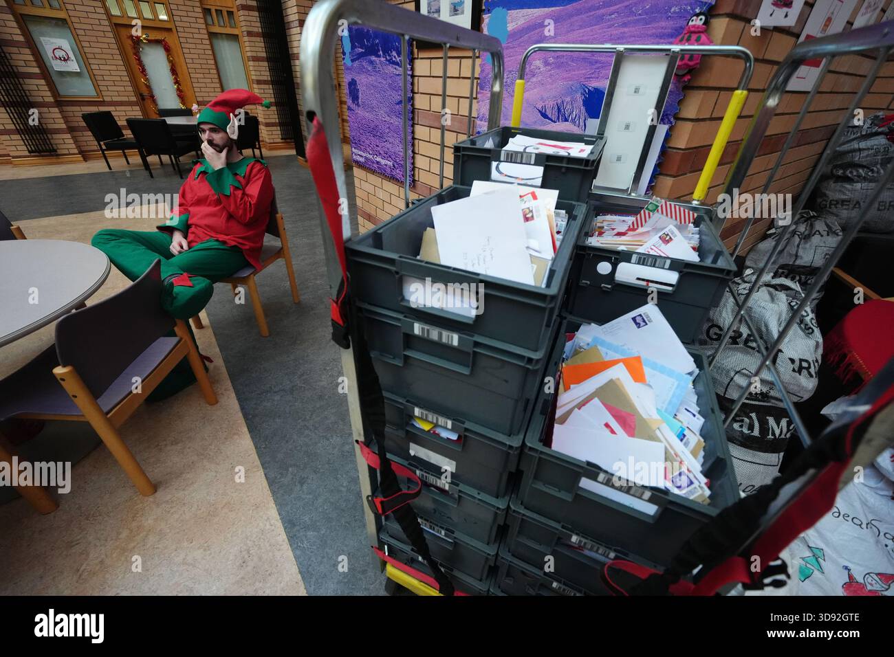 The dedicated team of Royal Mail staff help out with the thousands of ...