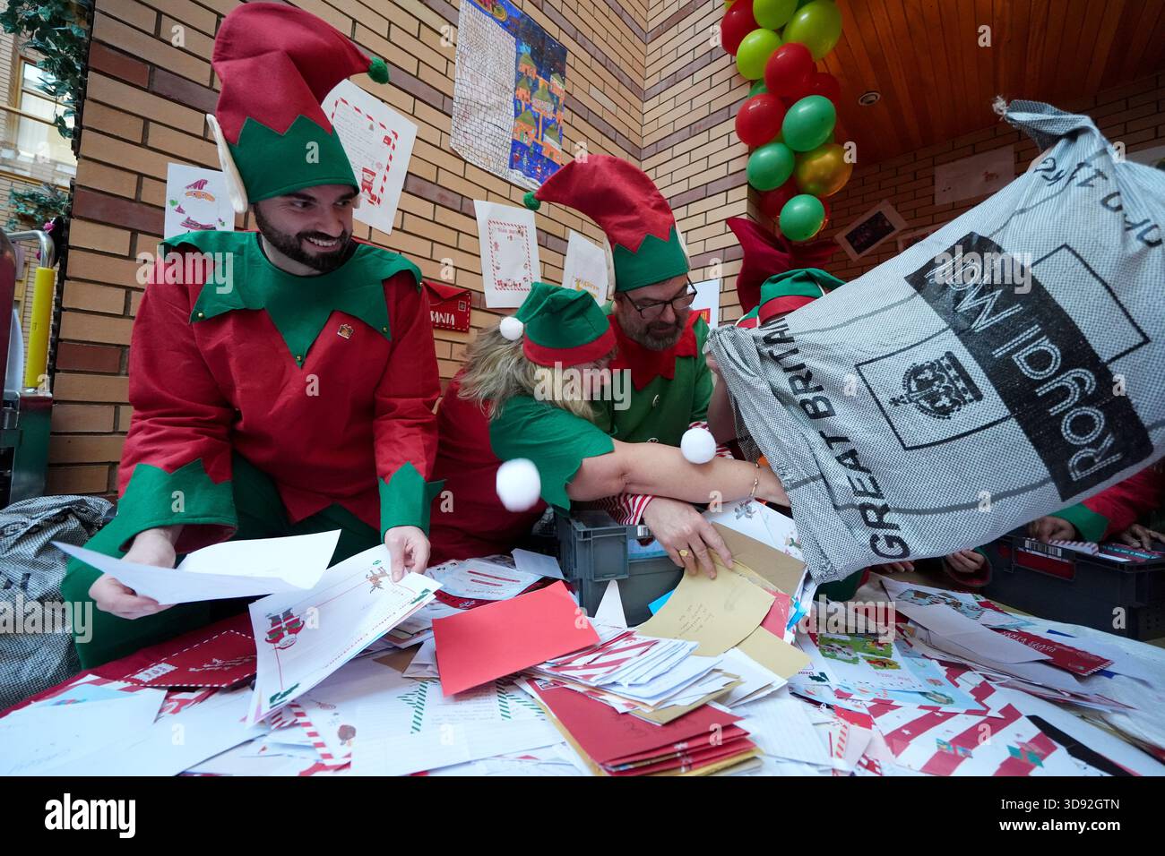 The dedicated team of Royal Mail staff help out with the thousands of ...