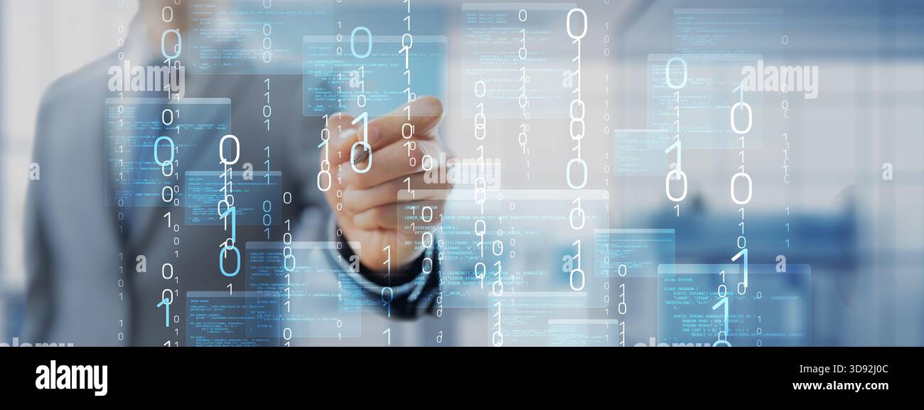 Digital interface visualization hi-res stock photography and images - Alamy