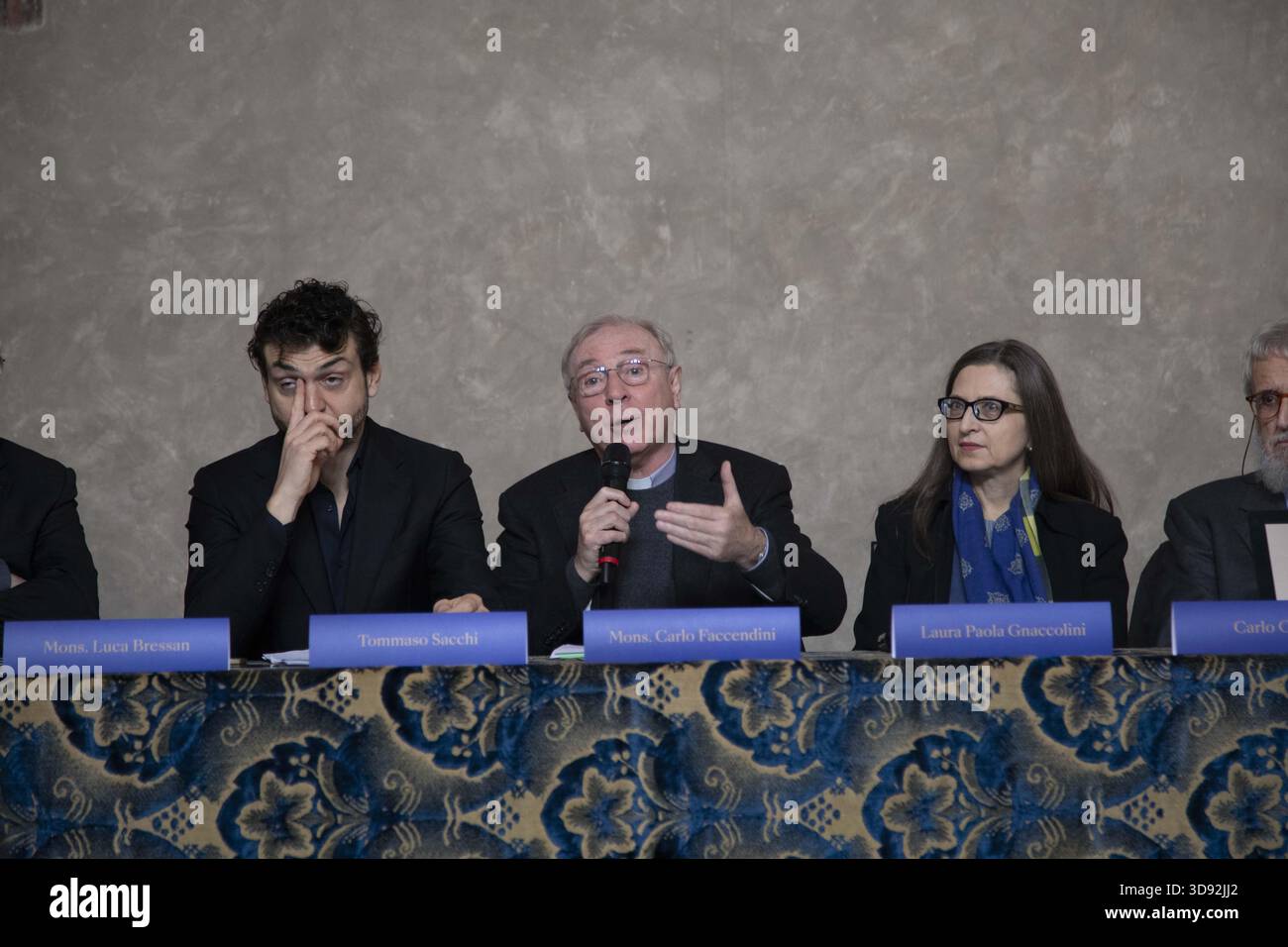 Milan, Sant'Ambrogio, Press conference to present and preview the new ...
