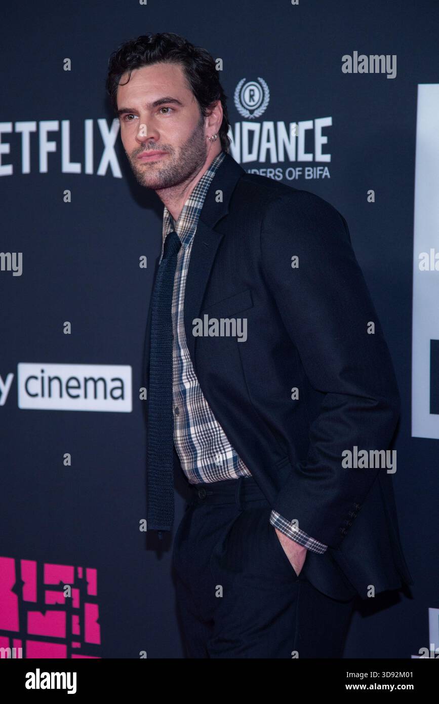 Tom Bateman attends The 28th British Independent Film Awards at The ...