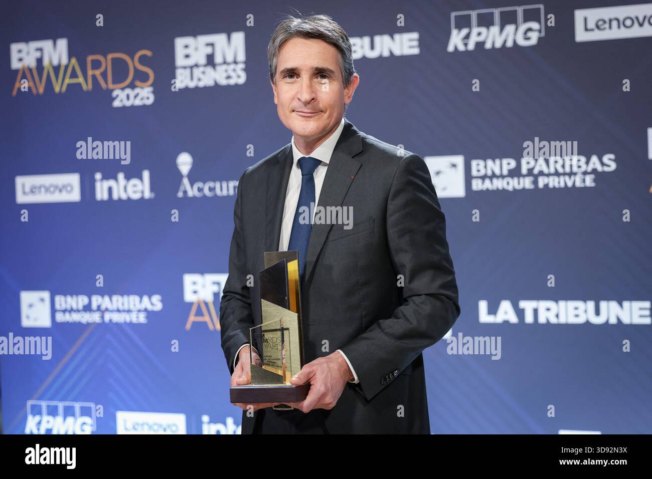 CEO of Thales Group, Patrice Caine at the 21th BFM Awards at the Grand ...