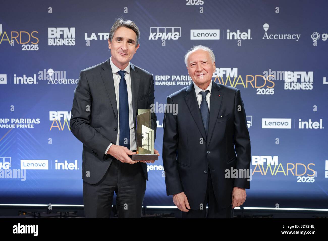 CEO of Thales Group, Patrice Caine and Chairman and CEO of French ...