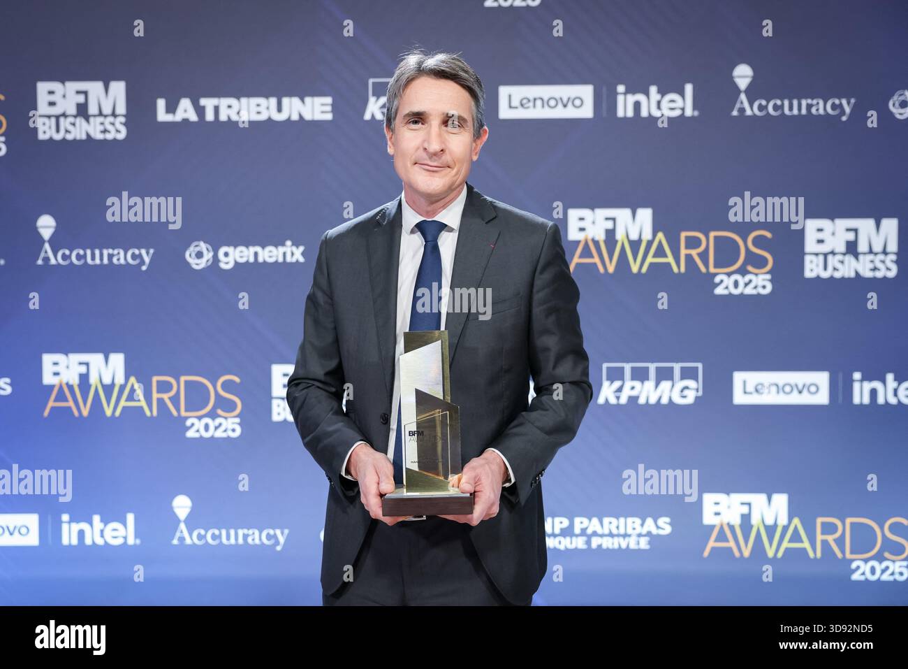 CEO of Thales Group, Patrice Caine at the 21th BFM Awards at the Grand ...