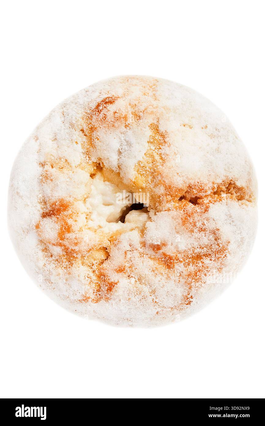 Homemade sweet baked bun isolated on white background Stock Photo - Alamy