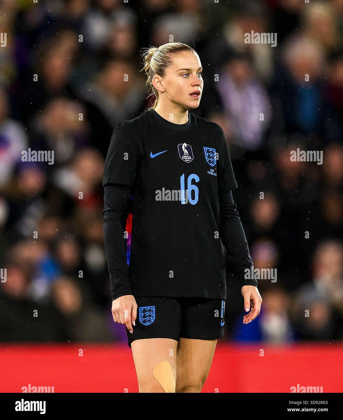 England's Alessia Russo during the women's international friendly at St ...