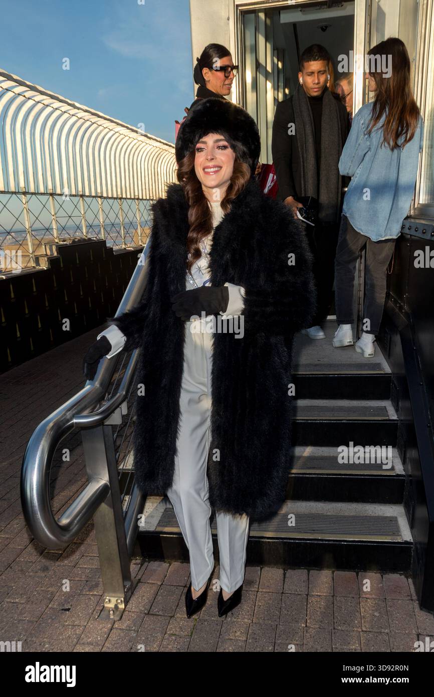 New York, NJ, USA. 11 April, 2019. Miss Universe 2025 Fatima Bosch ...