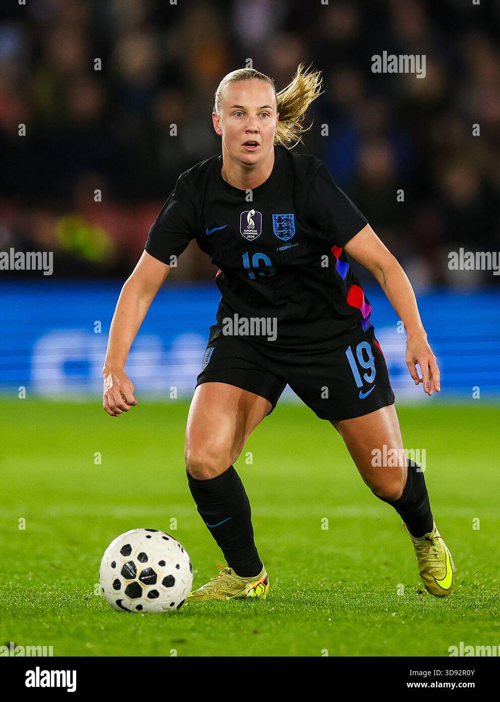 England's Beth Mead during the women's international friendly at St ...