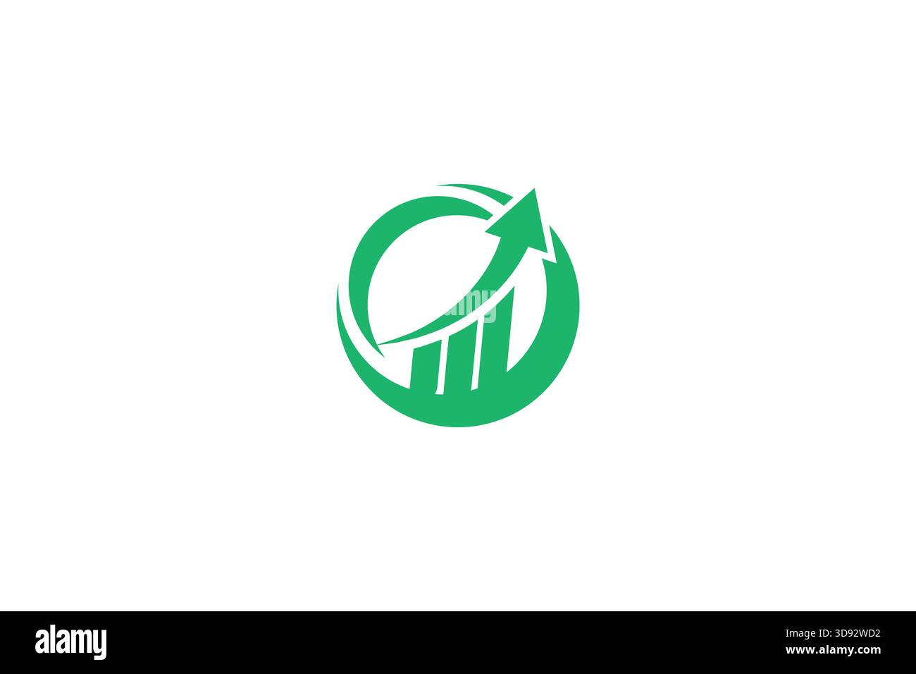 Upward arrow chart Stock Vector Images - Alamy